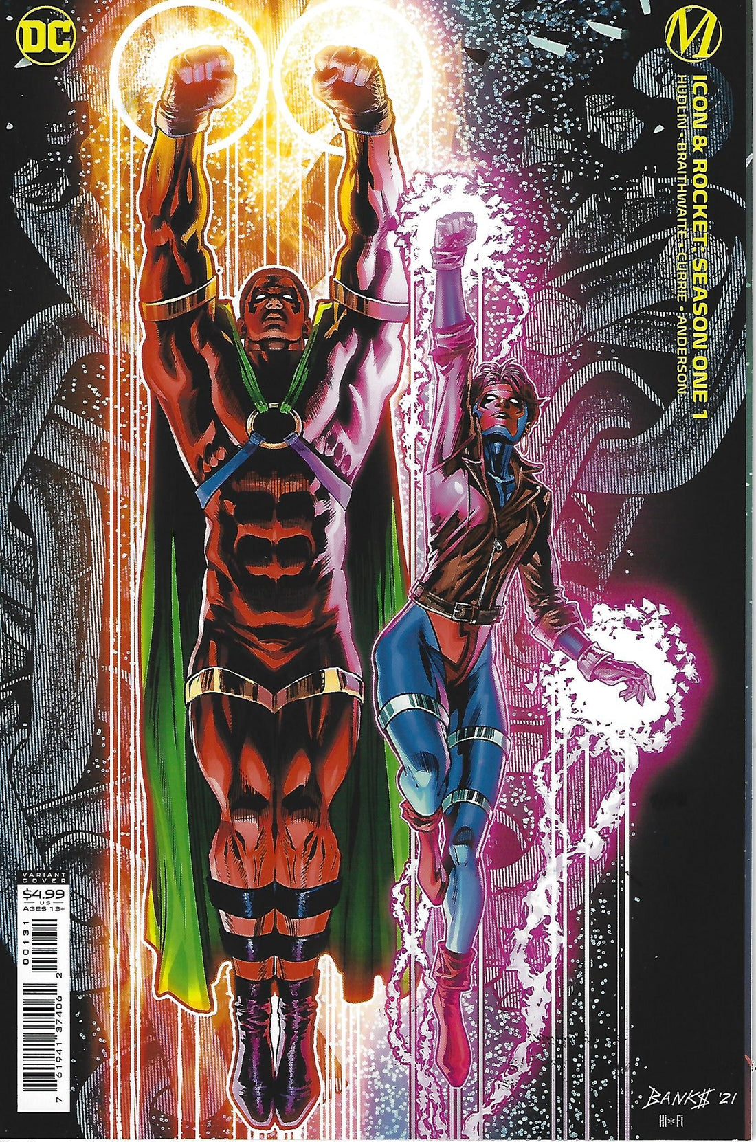 DC & Milestone Comics - Icon & Rocket Season One #1 Variant Cover B ...